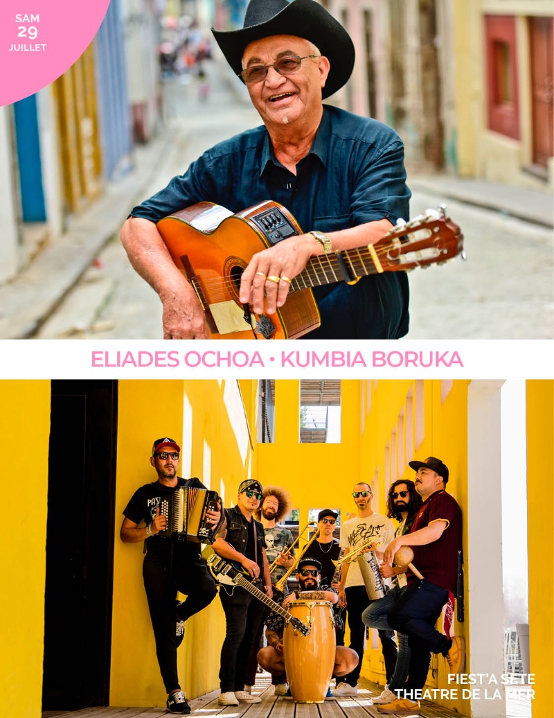 Eliades Ochoa / Kumbia Boruka - Théâtre de la Mer SETE - 29/07/2023 | Yoot
