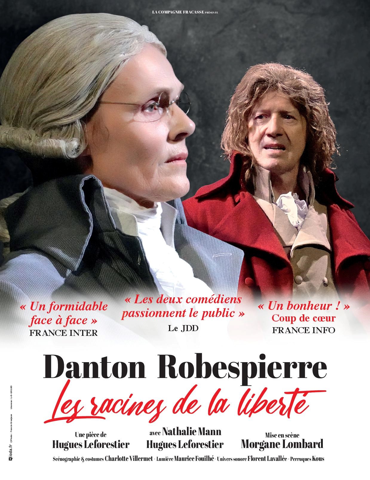 Danton Robespierre, Les racines de la liberté - Théâtre Beaux Arts ...